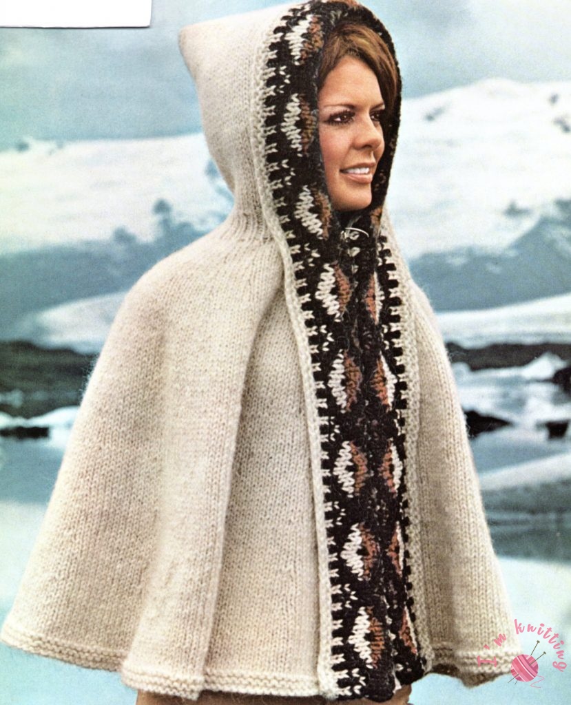 Easy knit poncho patterns | Knitting patterns for beginners